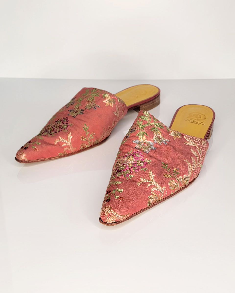 2000s Ursula Mascaró Baroque Mules – Salama Vintage
